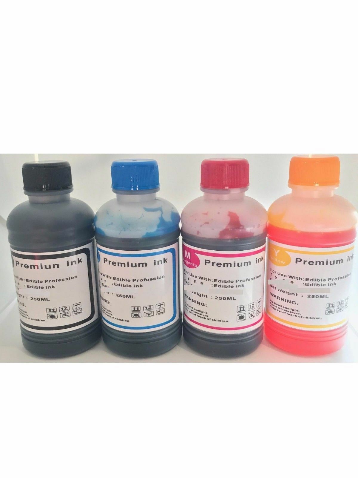 Premium Edible Ink Refill Kit 100ml 250ml for Canon & Epson Printers – discountinkllc