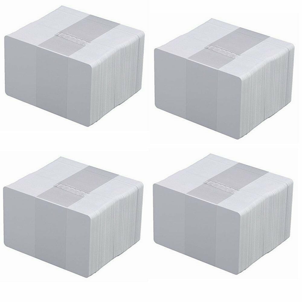 200 CR80 30Mil White Blank PVC Plastic Cards for Photo ID card Printer – discountinkllc