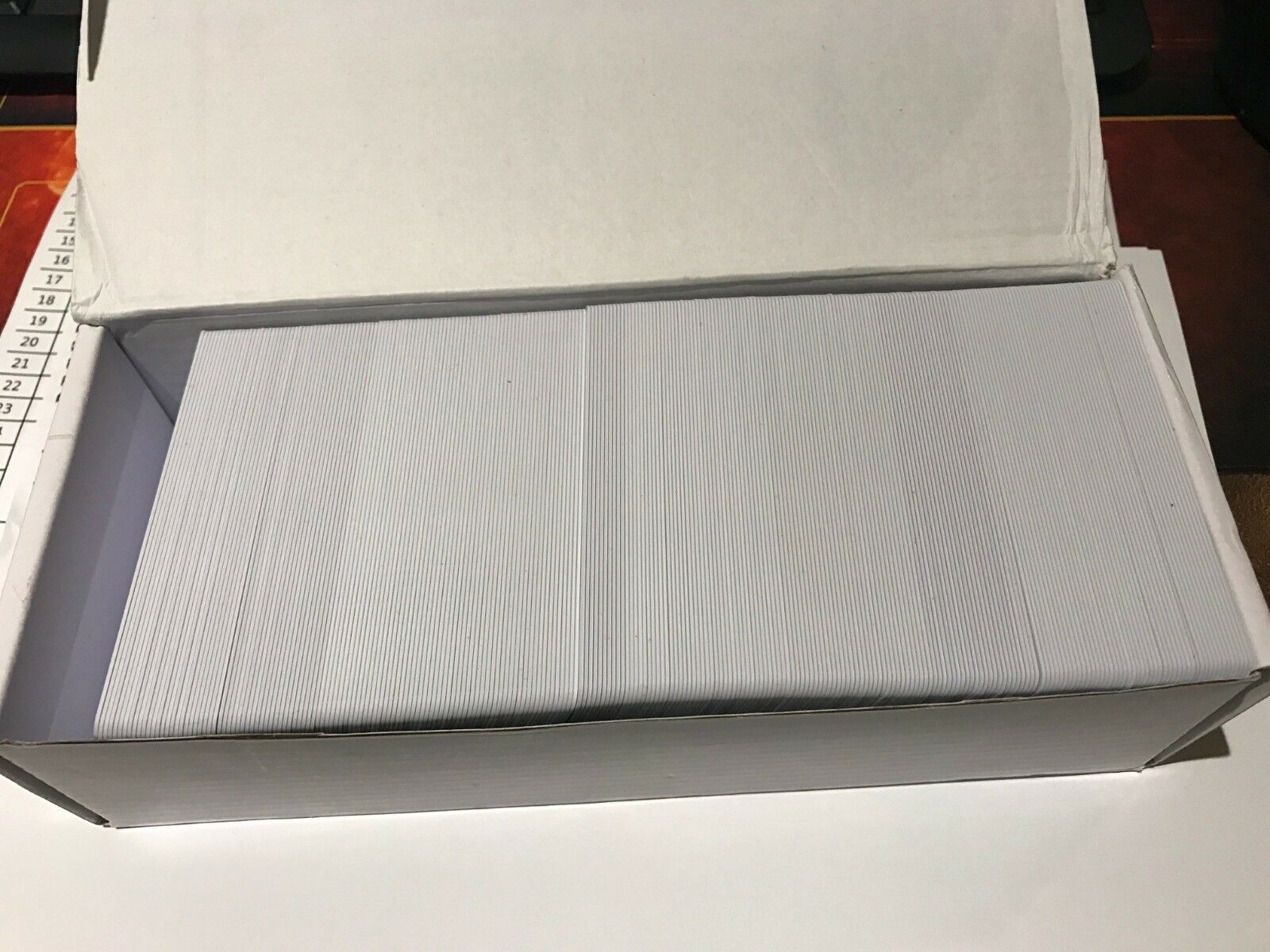 250 CR80 30Mil White Blank PVC Plastic Cards for Photo ID card Printer ...