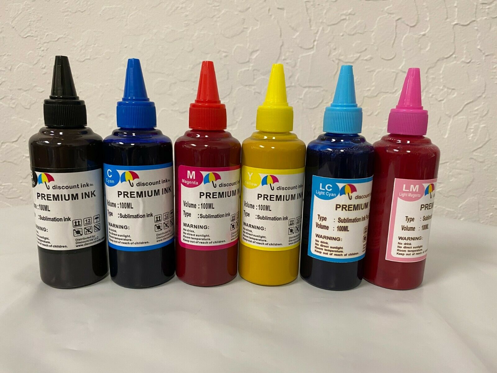 6x100ml Sublimation Ink for Canon Epson printers CISS CIS Refillable C ...