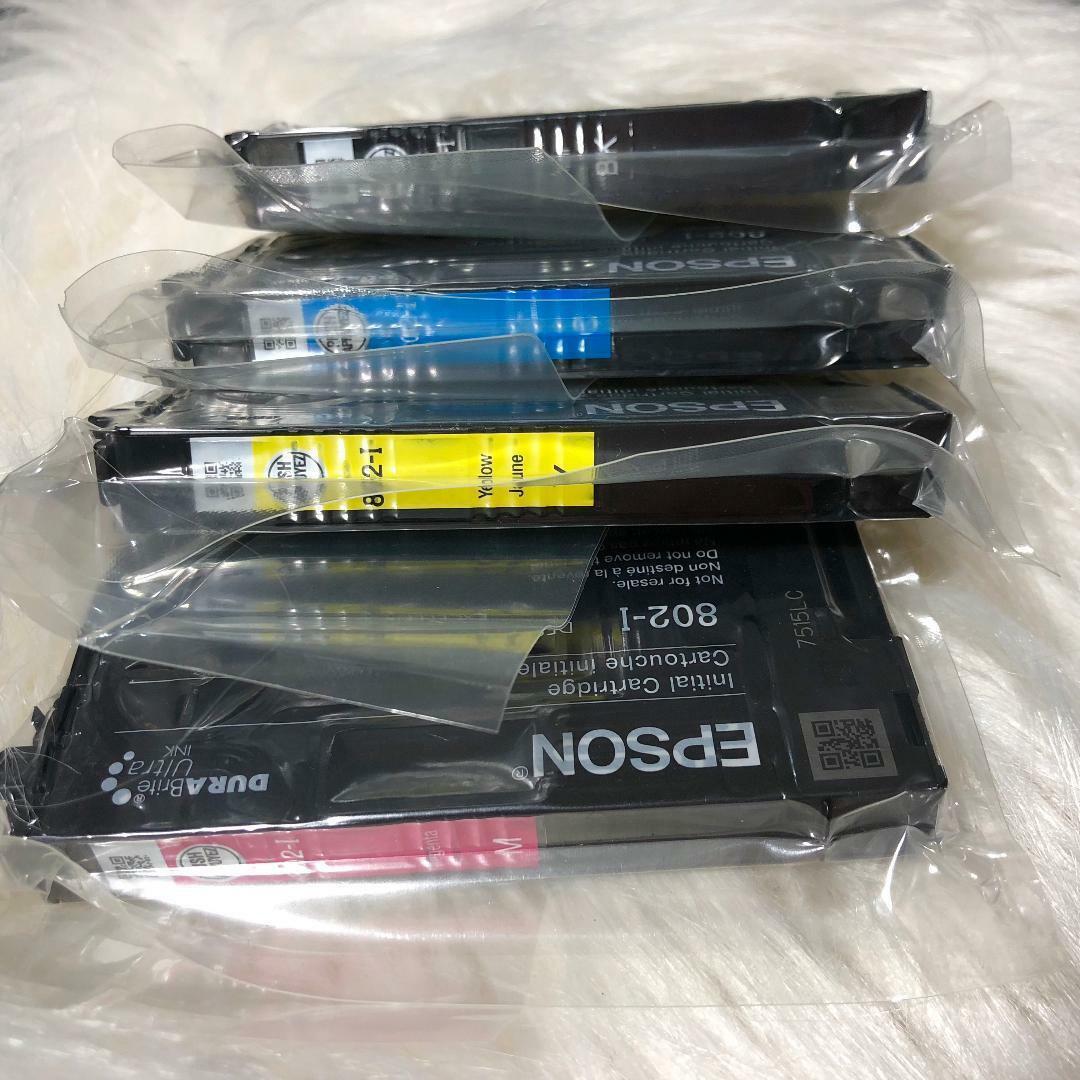 4 Packs Genuine Epson Ink Cartridges 802 for WorkForce Pro 4720 4730 4 ...