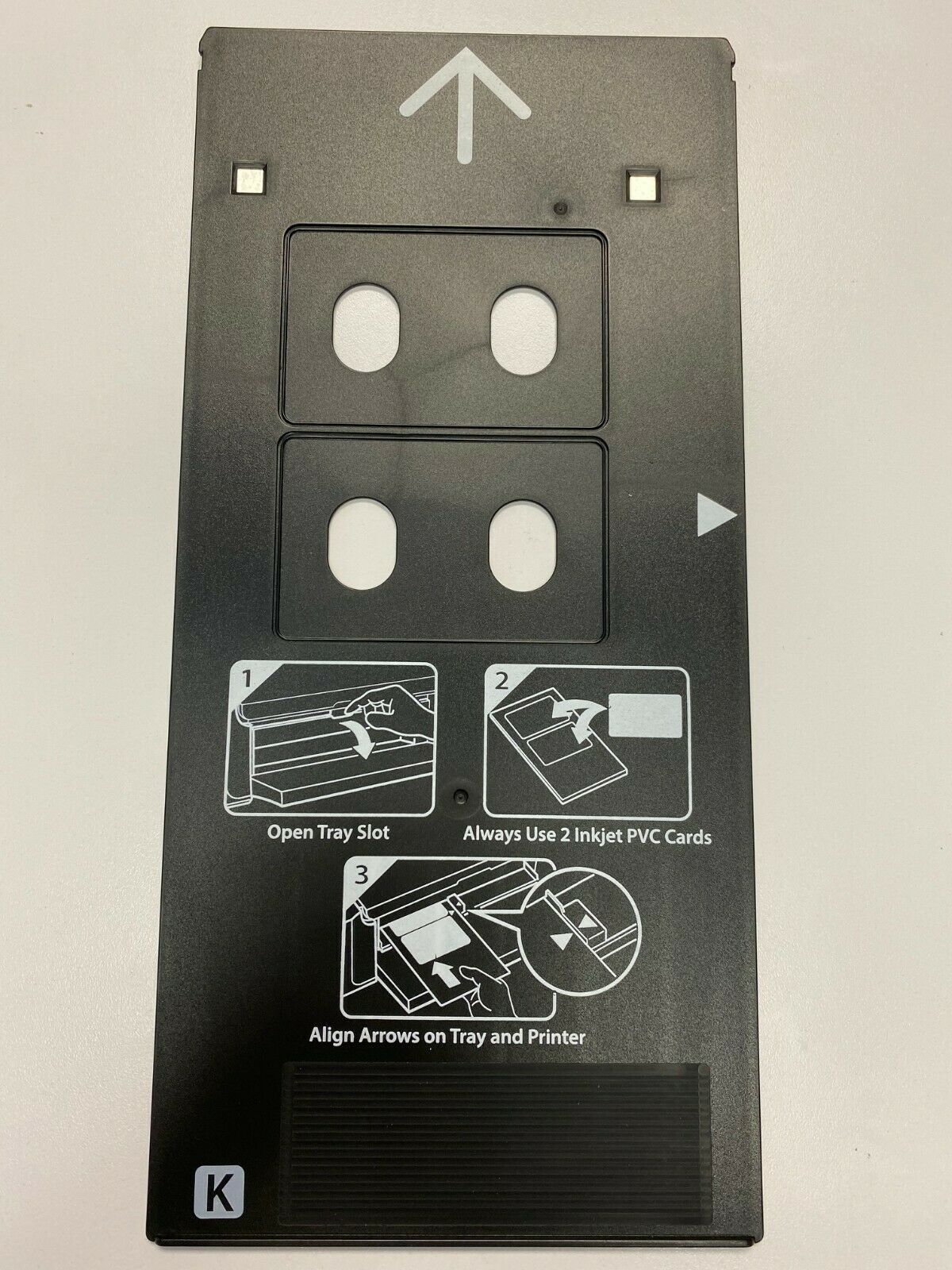 Inkjet PVC ID Card K Tray for Canon Pixma PRO-10 Pixma PRO-100 Printer ...